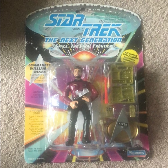 Playmates Toys | Other | Star Trek The Next Generation Action Figure ...